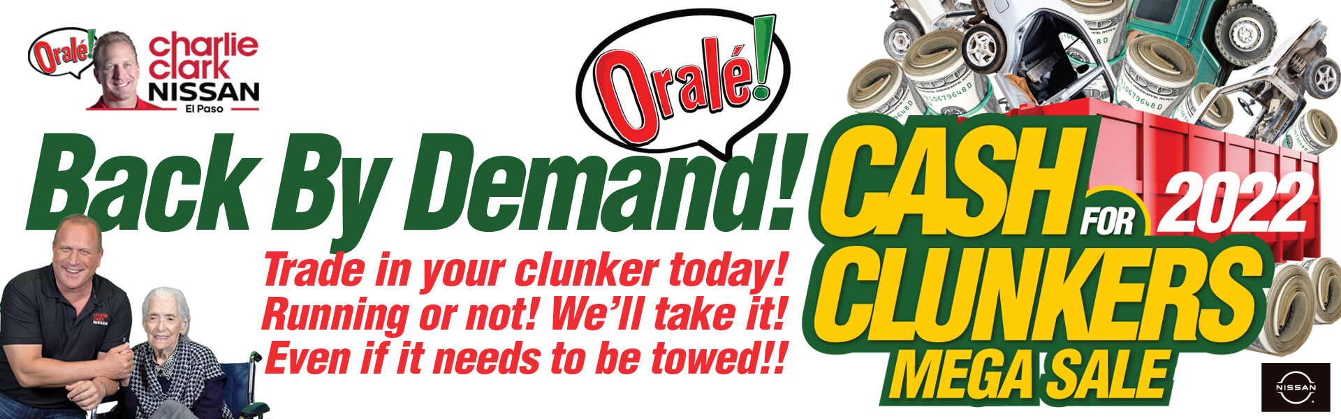 Cash for Clunkers I We'll Pay Cash for Your Old Car I Get Cash Now